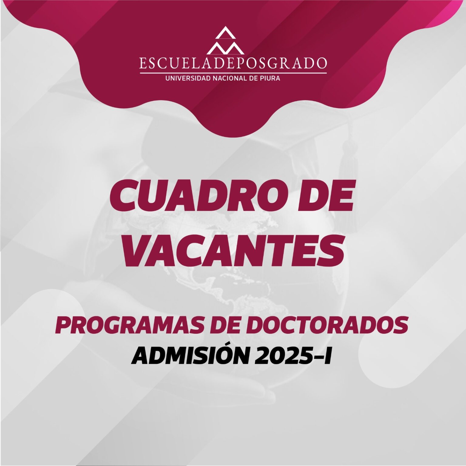 Maestrías – Escuela de Posgrado